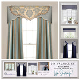 Multi-Style Cornice Kit, Custom Valance Sewing Alternative, Room ...
