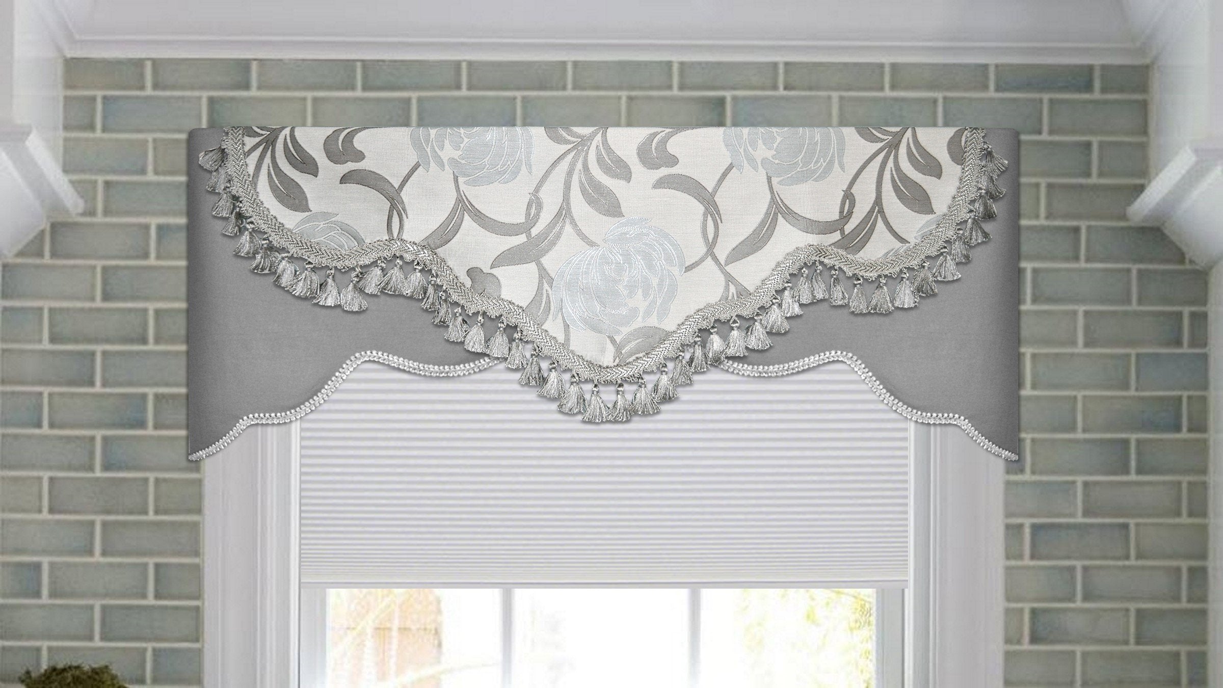 DIY Cornice-Valance Kits, No Sewing! Reusable, Fit All Window Sizes ...