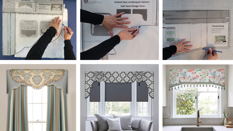 DIY Cornice-Valance Kits, No Sewing! Reusable, Fit All Window Sizes ...