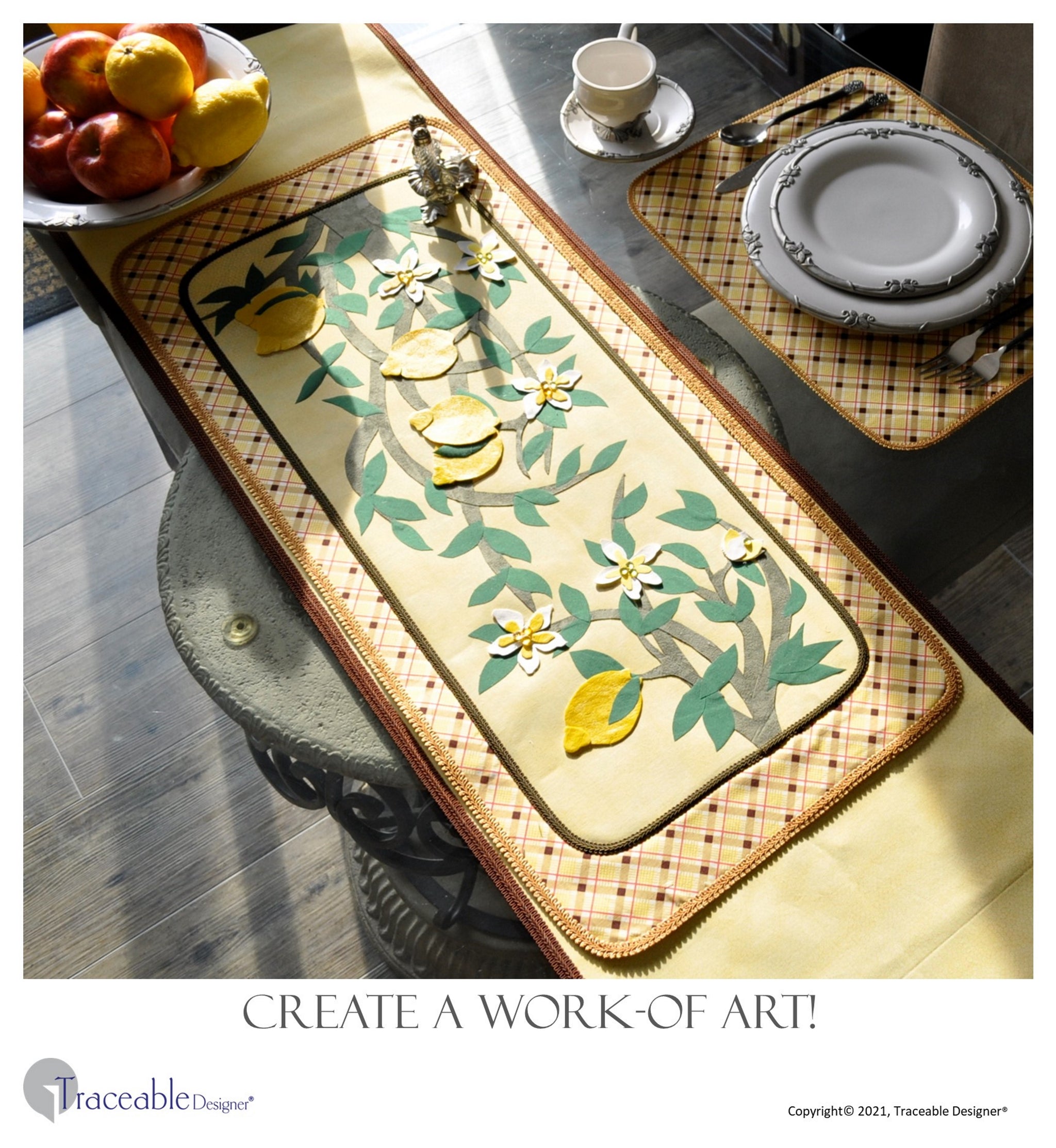 DIY Home Decor, Reusable Traceable Custom Table Decorating Templates ...